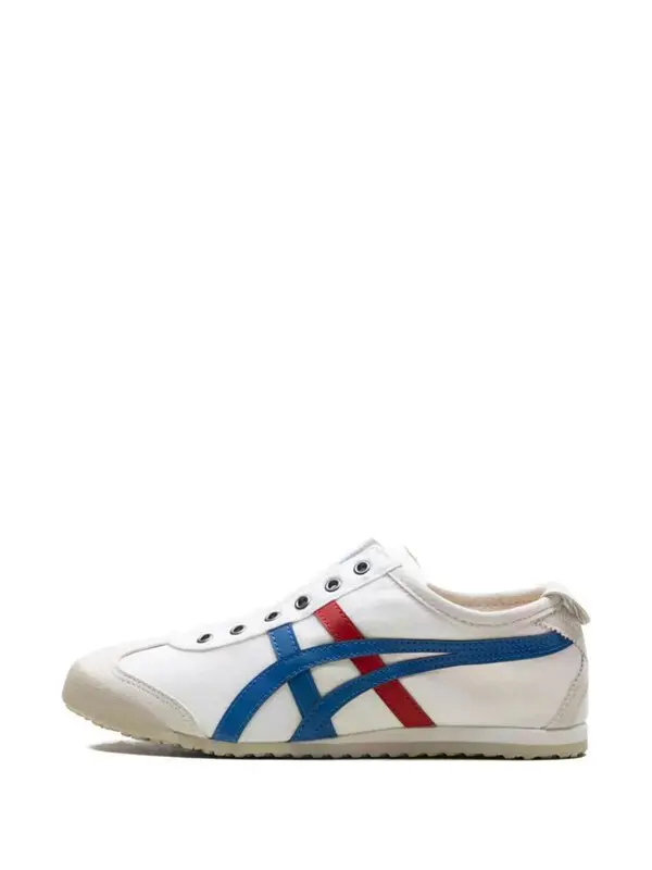 Onitsuka Tiger Mexico 66 Slip-on Tricolor Sneakers - White