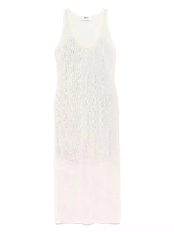 Fendi Sleeveless Midi Dress