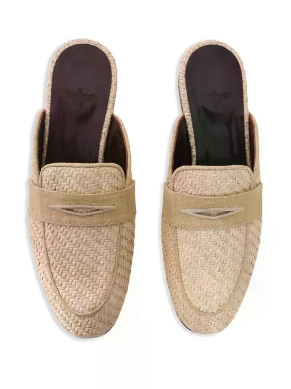 BOUGEOTTE Raffia Mules