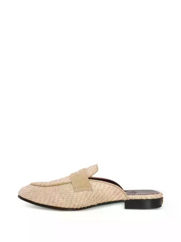 BOUGEOTTE Raffia Mules