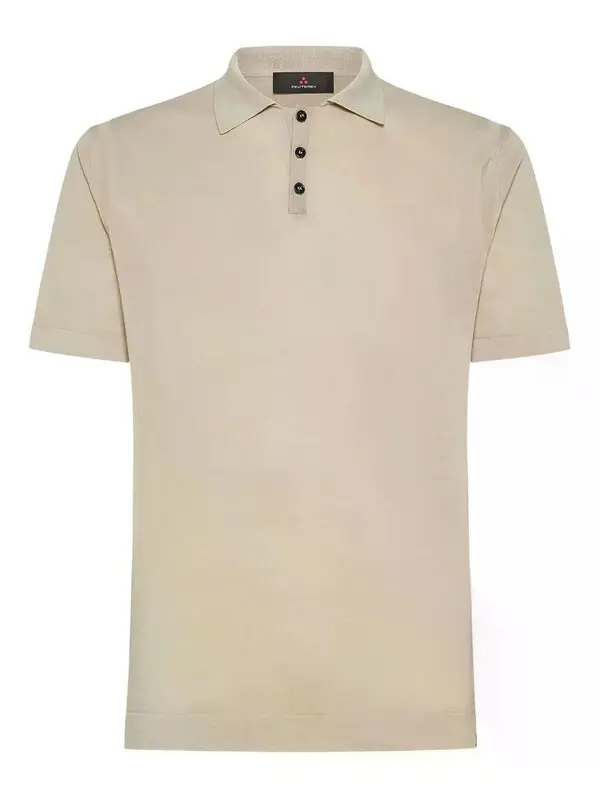 Peuterey Jersey Polo Shirt - Neutrals