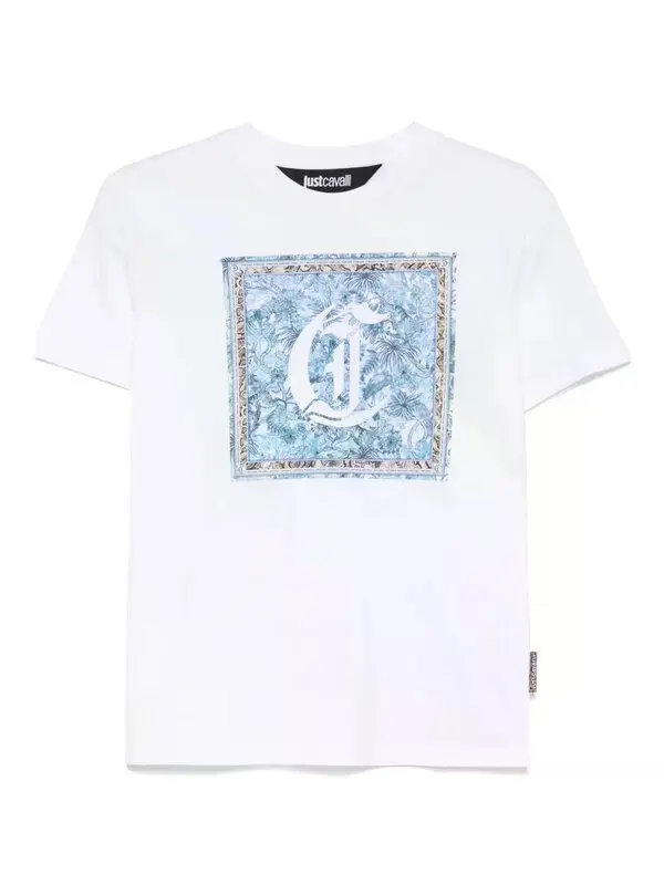 Just Cavalli Logo-print T-shirt - White