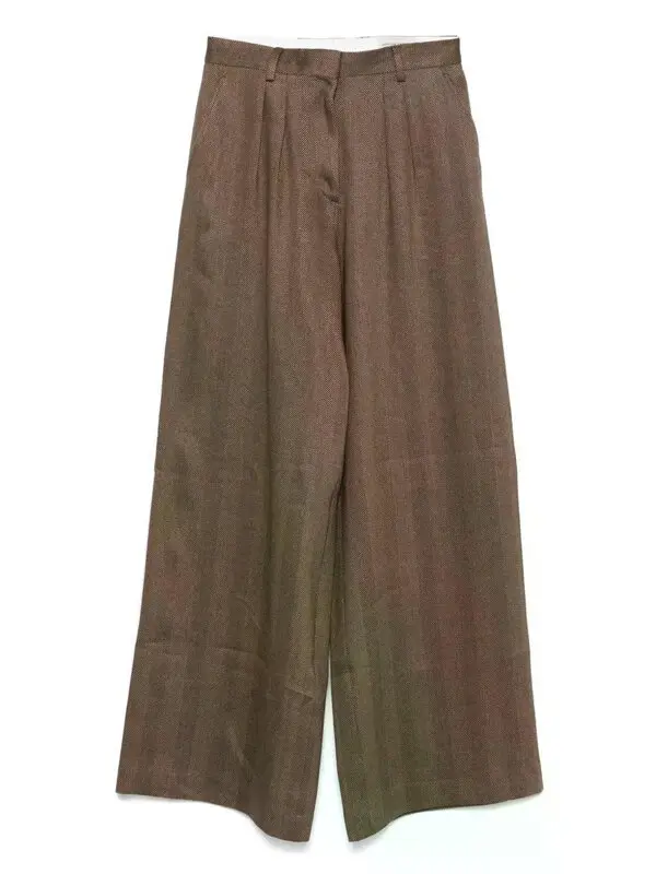 Officine Générale Elia Trousers - Brown
