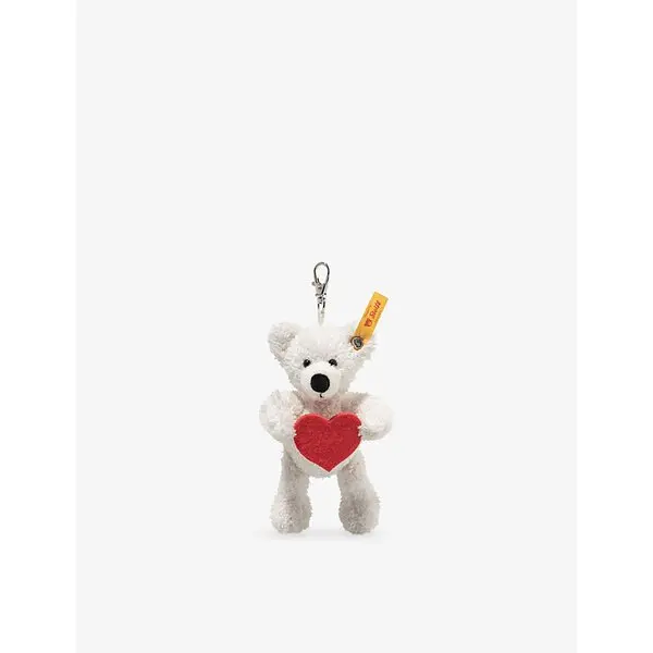 STEIFF Lotte Love Teddy Bear Woven Keyring Charm - One-color