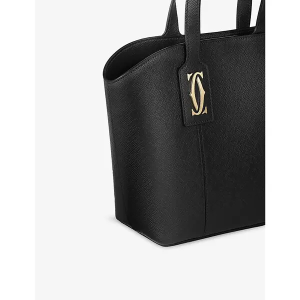 Cartier Mini Leather Tote Bag - Black