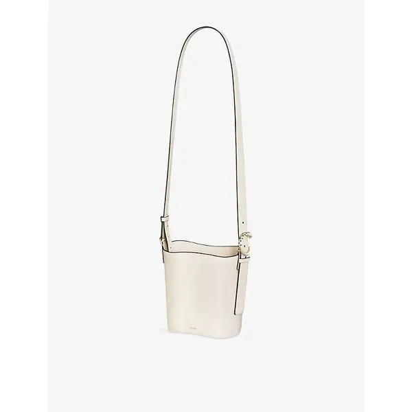 Cartier Panthère De Mini Leather Cross-body Bag - White