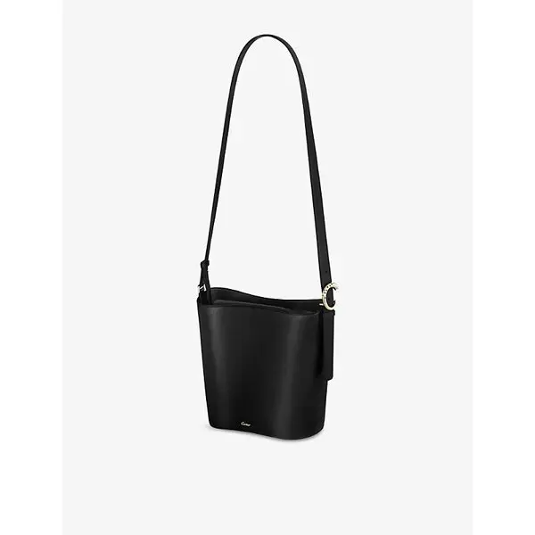 Cartier Panthère De Chain Small Leather Shoulder Bag - Black