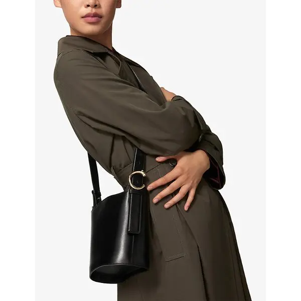 Cartier Panthère De Chain Small Leather Shoulder Bag - Black