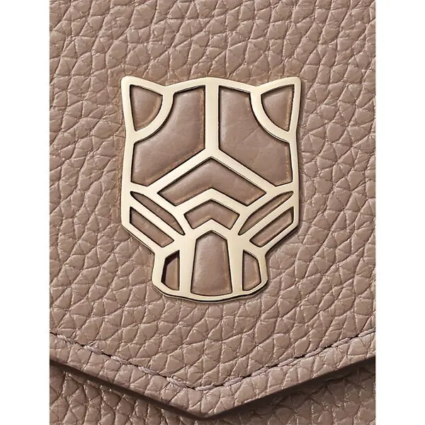 Cartier Panthère Graphique De Mini Leather Wallet - Beige