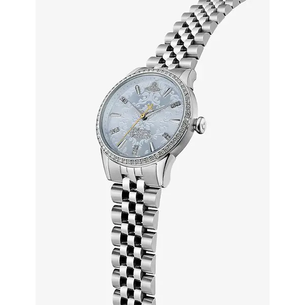 Vivienne Westwood Little Wallace Crystal Watch - Silver  display picture 2