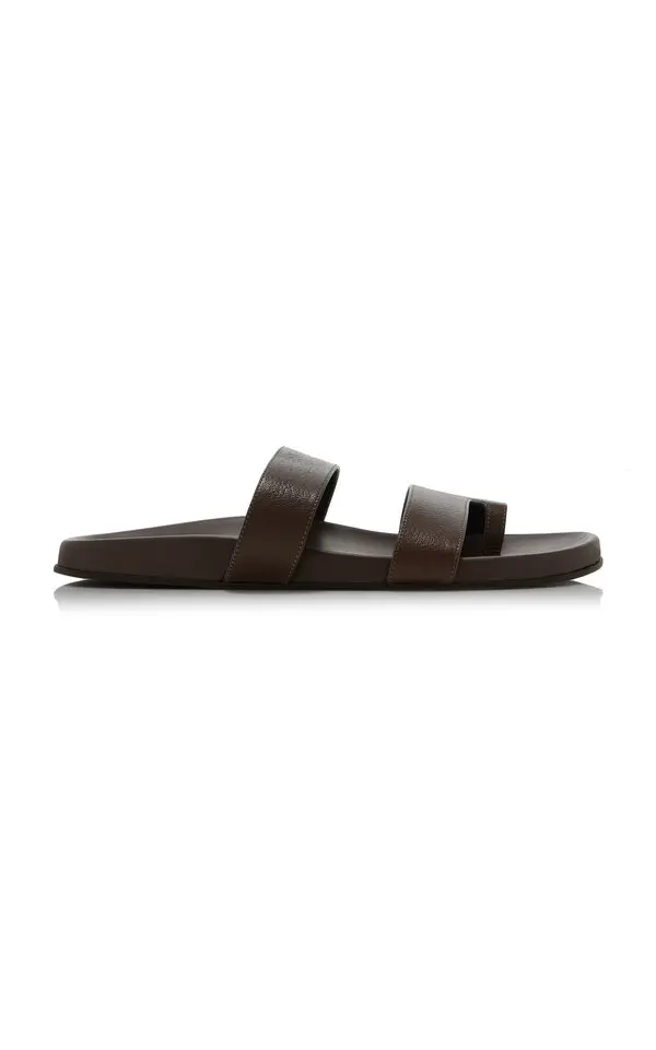 THE ROW Hugh Leather Sandals