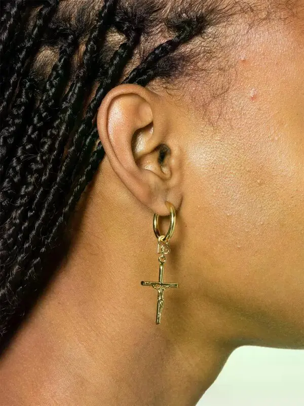 Dolce & Gabbana Cross-pendant Earrings