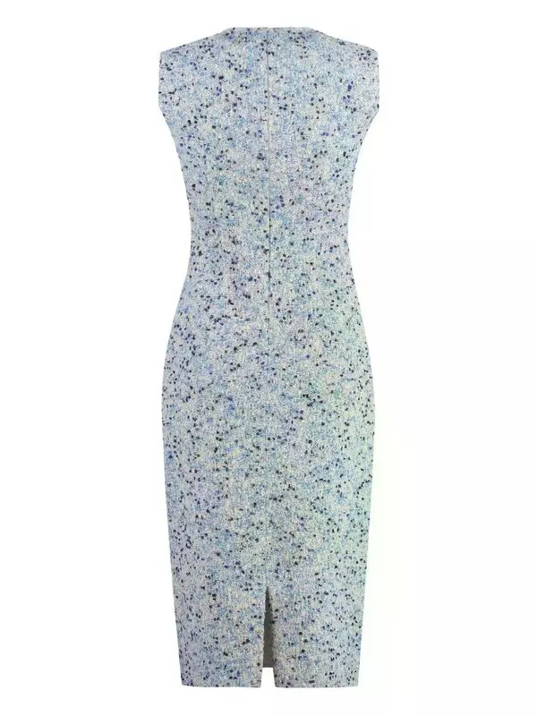 St. John Speckled Midi Dress
