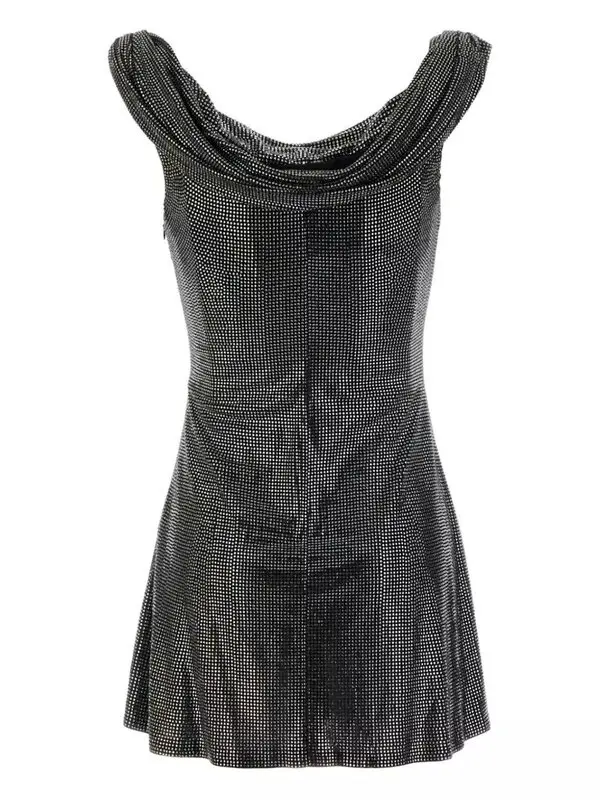 Giuseppe Di Morabito Draped-neck Mini Dress - Black