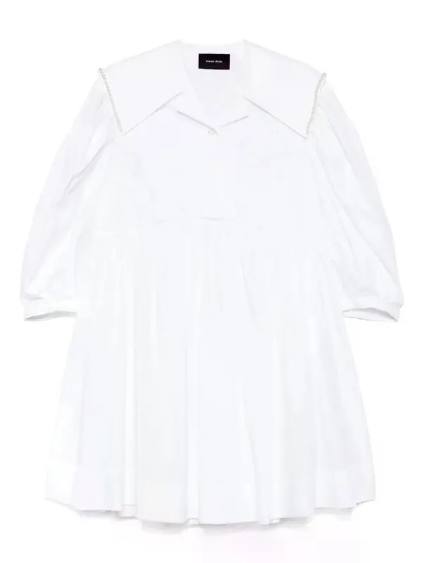 Simone Rocha Beaded Sailor-collar Mini Dress
