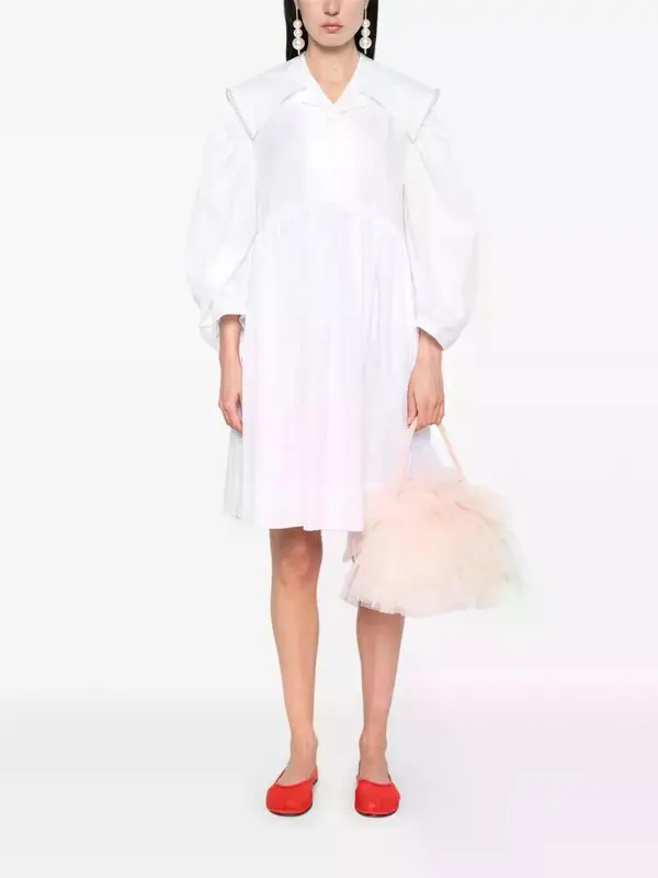 Simone Rocha Beaded Sailor-collar Mini Dress
