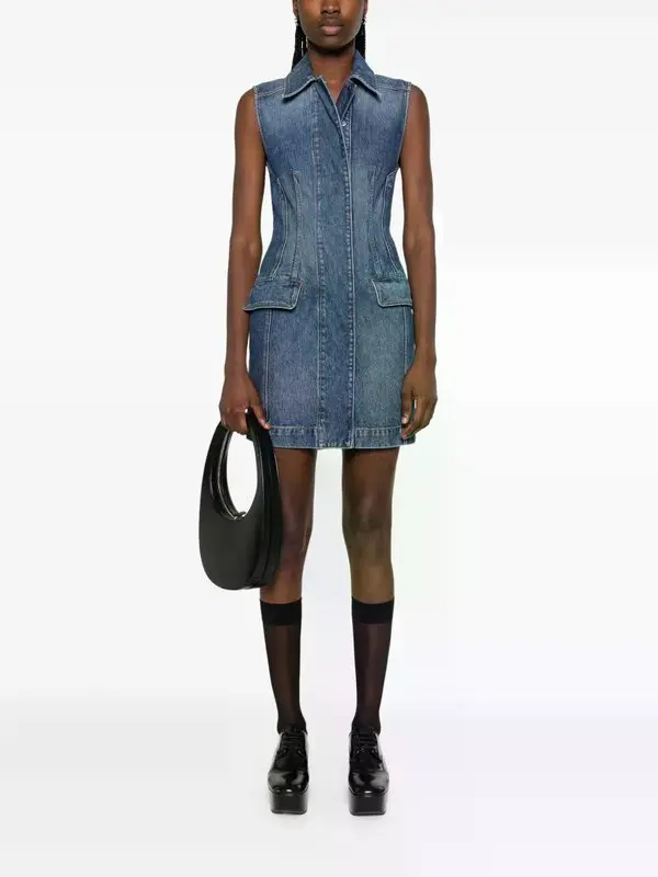 Sportmax Carabo Mini Dress - Blue