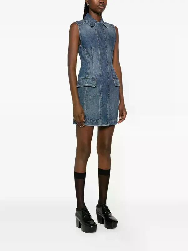 Sportmax Carabo Mini Dress - Blue