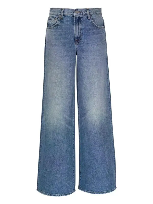 TWP Washed Wide-leg Jeans - Blue