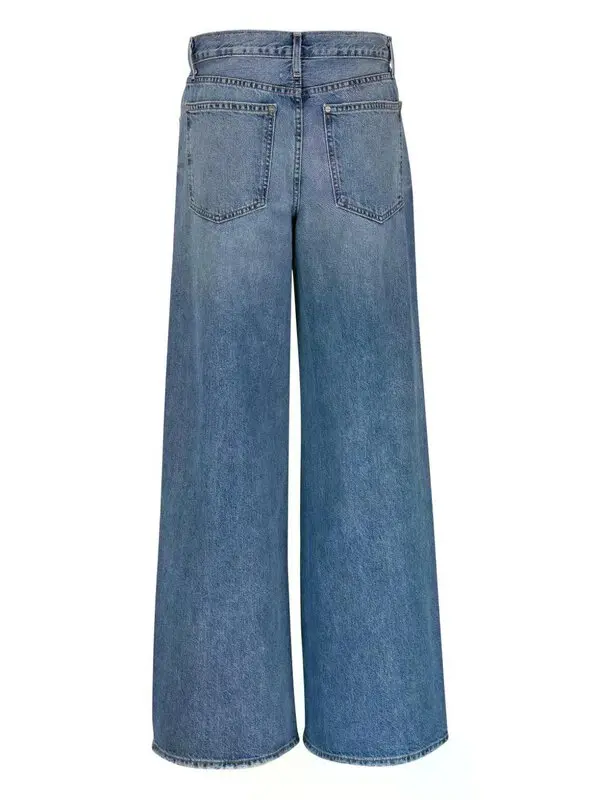 TWP Washed Wide-leg Jeans - Blue