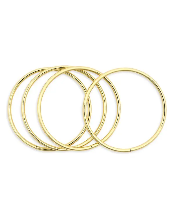 Aqua Shashi Bangle Set - Gold
