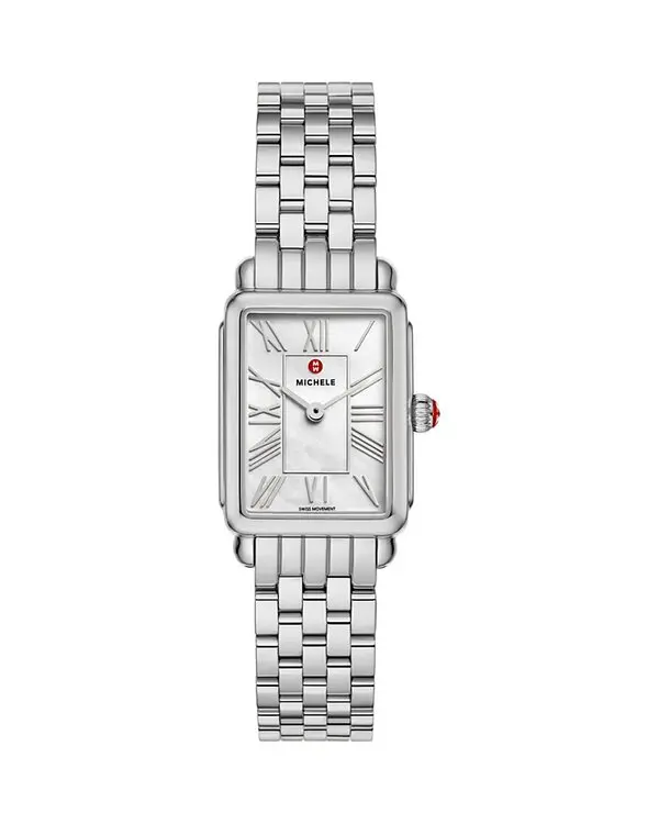 Michele Deco Park Stainless Steel Watch - Silver/silver