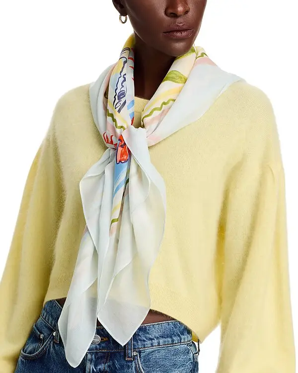 V. Fraas Bloomingdale's Sun Sand & Sky Scarf Exclusive