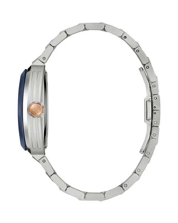 Bulova Maquina 47mm X 40mm Watch - Blue/silver