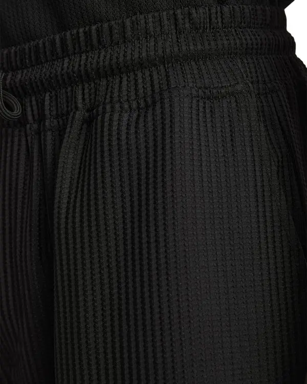 REISS Rowden Tapered Textured Trousers - Black