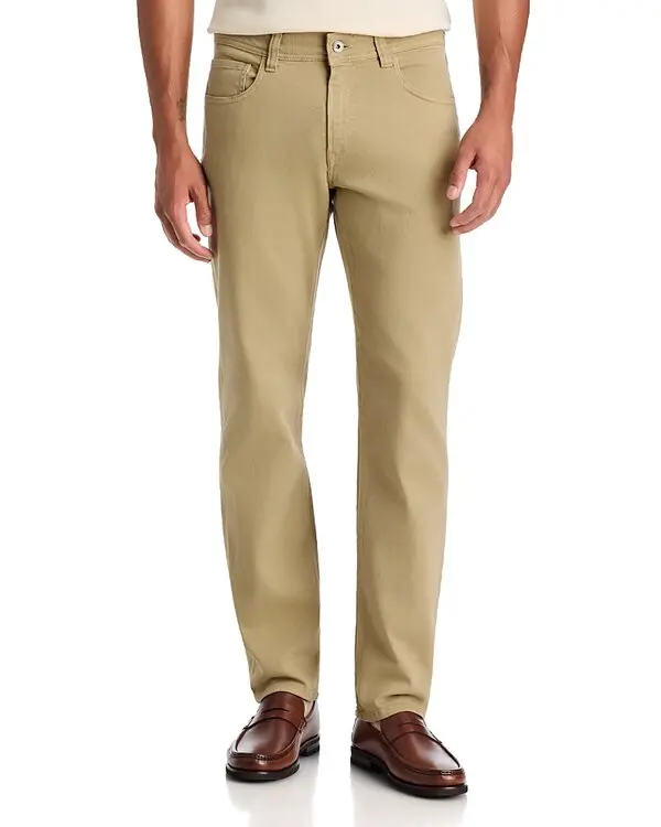 Bloomingdale'S Five-pocket Stretch Denim Pants - Tan