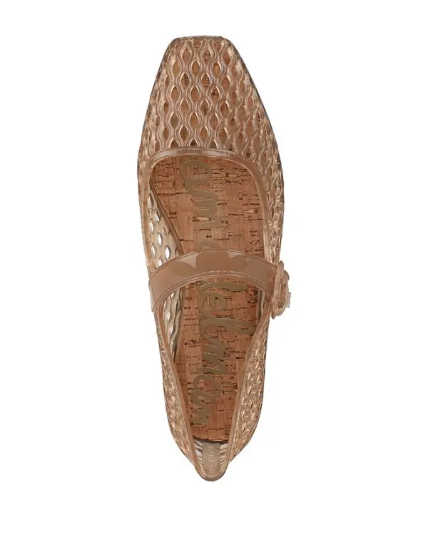 Sam Edelman Michaela Jelly Flats - Transparent Brown
