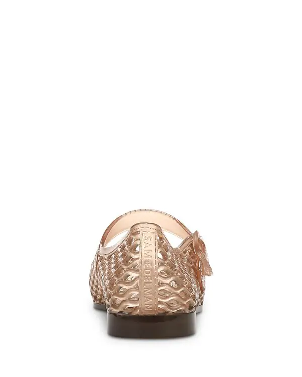 Sam Edelman Michaela Jelly Flats - Transparent Brown