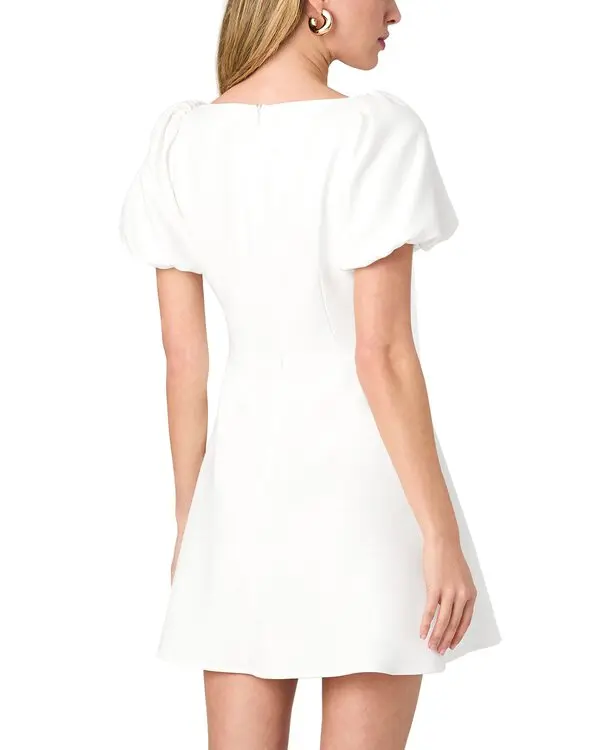 French Connection Whisper Puffed Sleeve Mini Dress