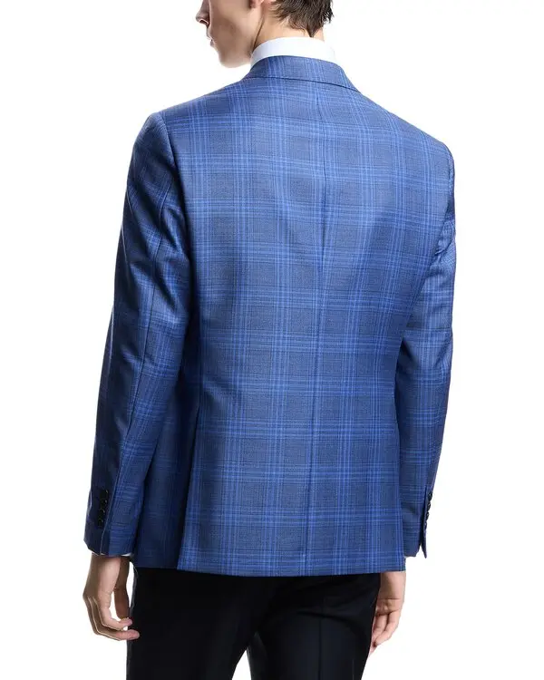 Emporio Armani Regular Fit Plaid Blazer