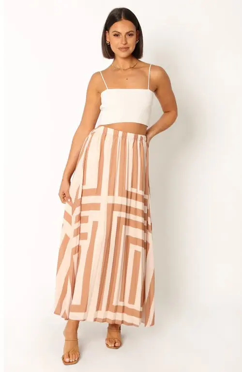 PETAL & PUP Elke Pleated Maxi Skirt