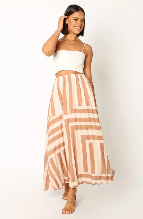 PETAL & PUP Elke Pleated Maxi Skirt