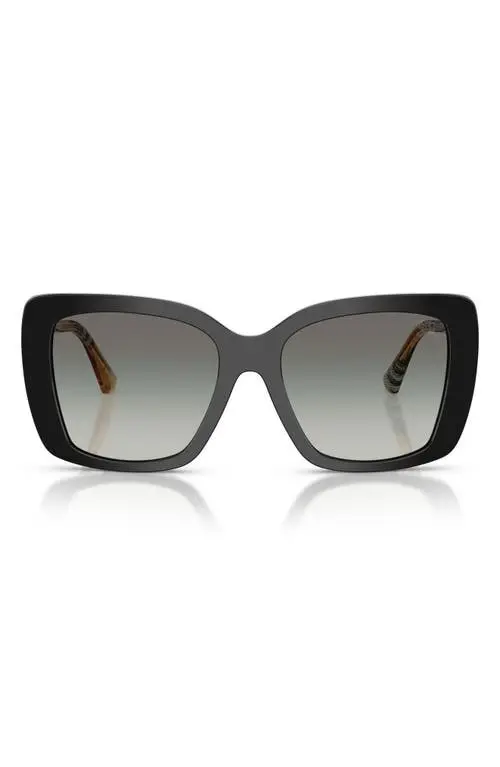 Burberry 54mm Square Sunglasses - Black/grey Gradient