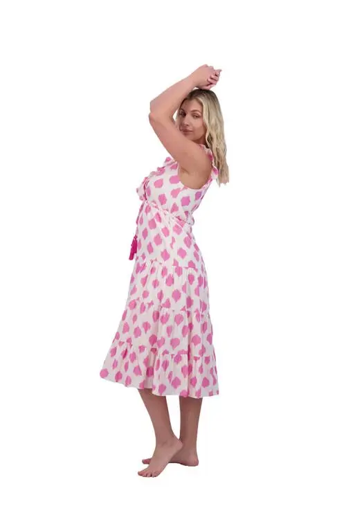 MER ST. BARTH Giselle Maxi Dress - Pink