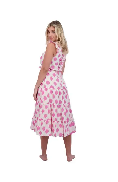 MER ST. BARTH Giselle Maxi Dress - Pink