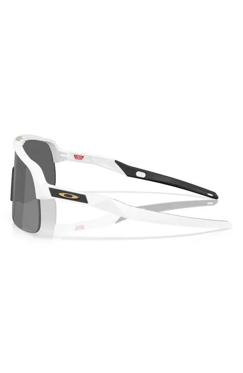 Oakley Sutro Lite Wrap Shield Sunglasses - Matte White / Prizm Black