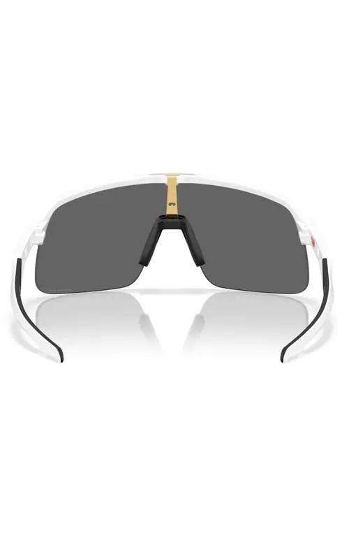 Oakley Sutro Lite Wrap Shield Sunglasses - Matte White / Prizm Black
