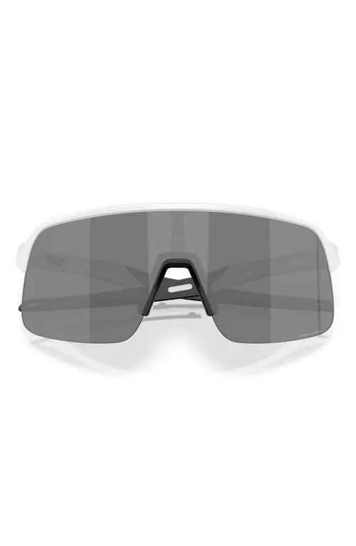 Oakley Sutro Lite Wrap Shield Sunglasses - Matte White / Prizm Black