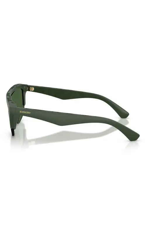 Burberry Irregular Sunglasses - Matte Green