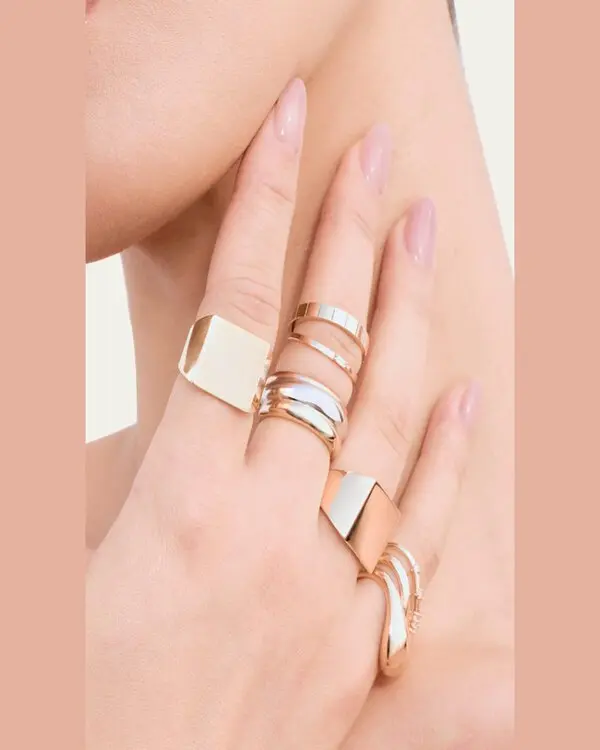 Lana Jewelry 14k Gold Bubble Ring