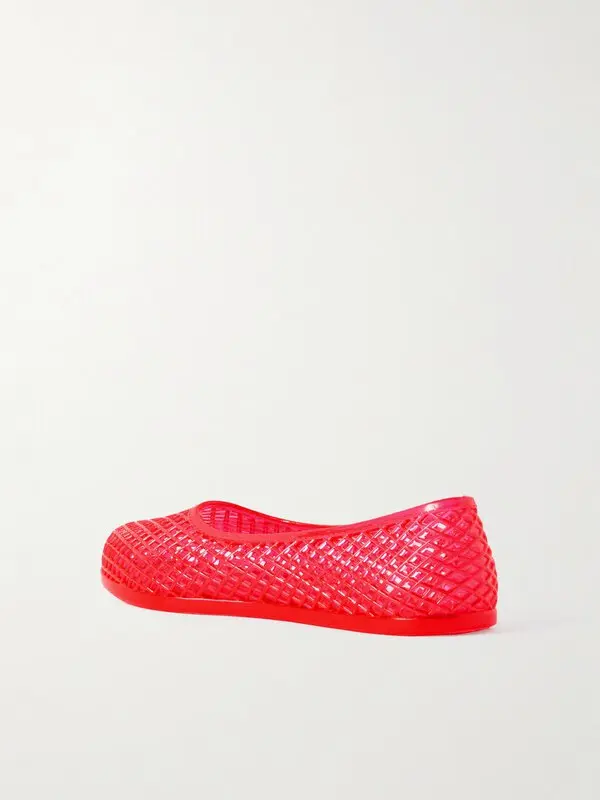 ANCIENT GREEK SANDALS Iro Pvc Ballet Flats - Red