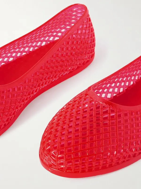ANCIENT GREEK SANDALS Iro Pvc Ballet Flats - Red