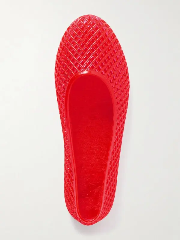 ANCIENT GREEK SANDALS Iro Pvc Ballet Flats - Red
