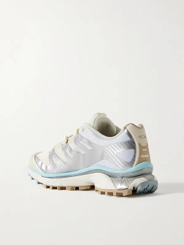 SALOMON Xt-4 Og Rubber-trimmed Mesh Sneakers - Silver