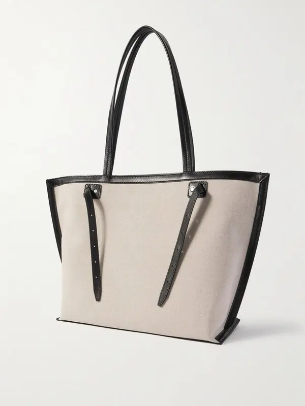 Proenza Schouler Days Leather-trimmed Canvas Tote