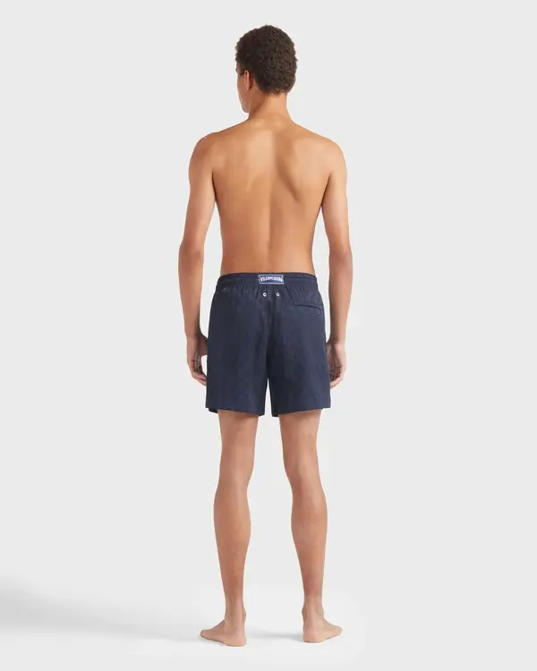 Vilebrequin Turtles Monogram Swim Trunks - Blue